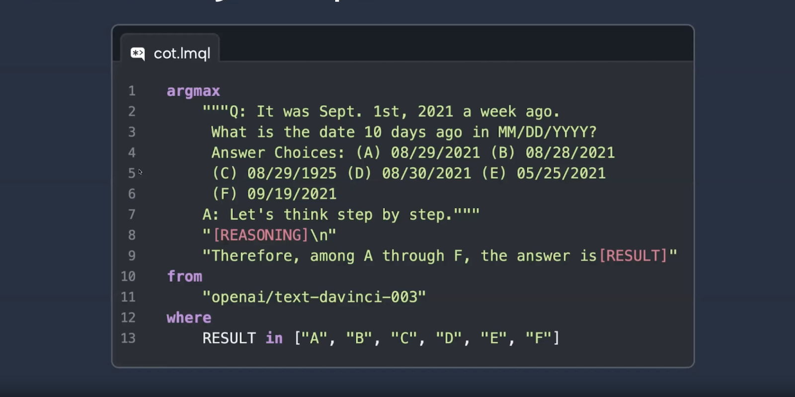 Machine Learning Research, in Practice: LMQL