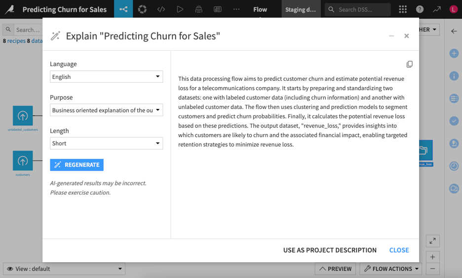 Streamline Data Pipelines With Dataiku